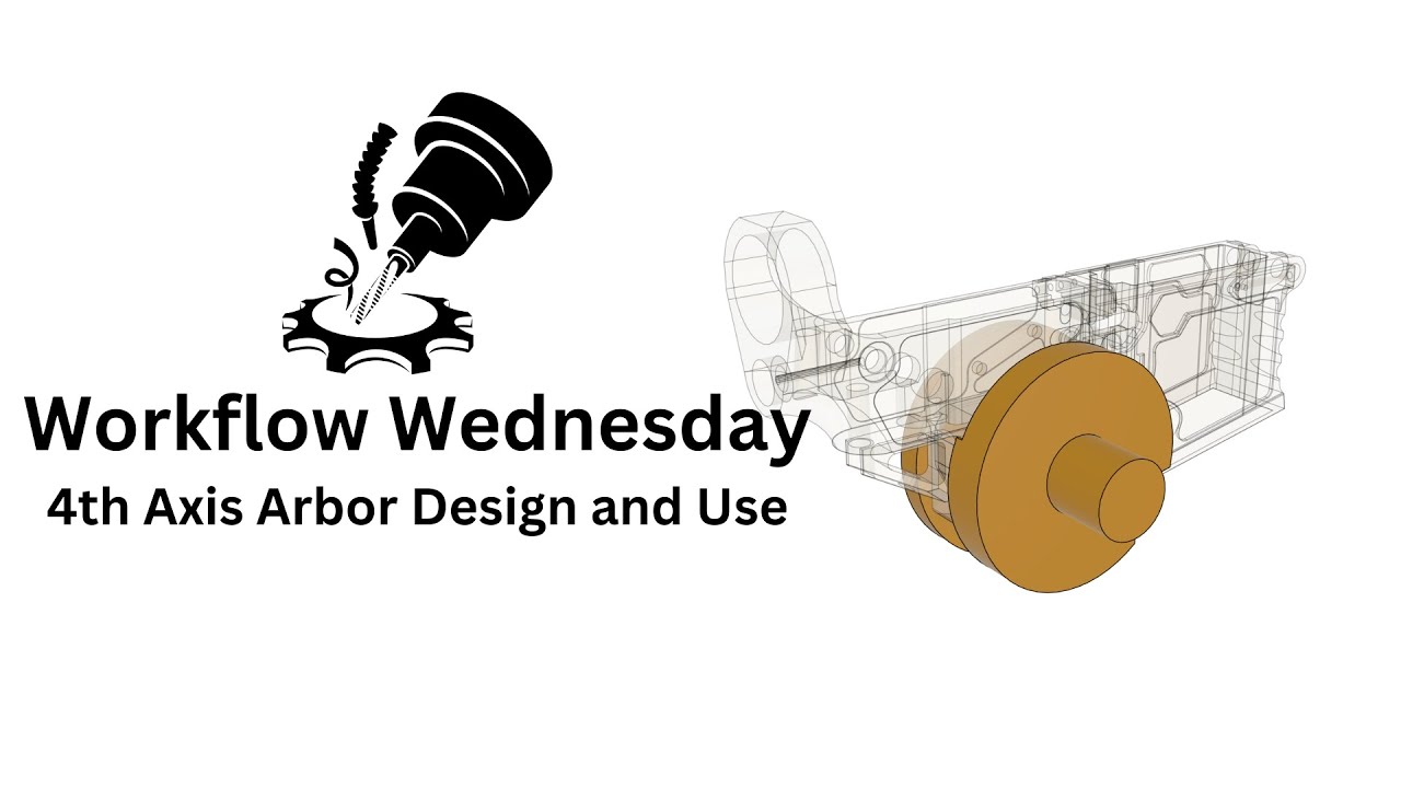 Workflow Wensday: Custom 4th Axis Arbor - YouTube