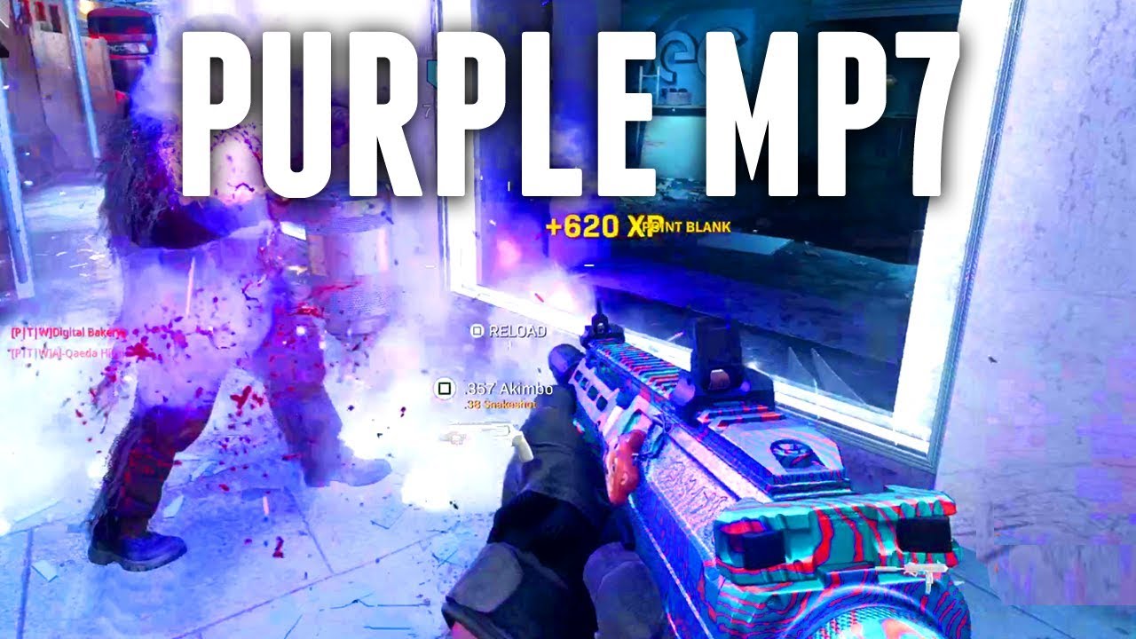 Purple MP7 Tracers - YouTube