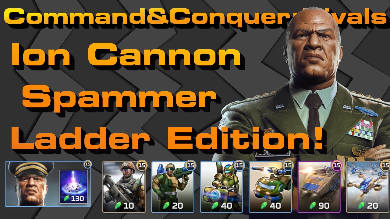 C&C Rivals: Ion Cannon Spammer Ladder! - YouTube