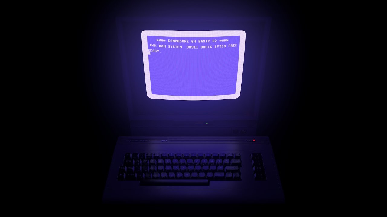 Fully Procedural Commodore 1702 Monitor Substance - YouTube