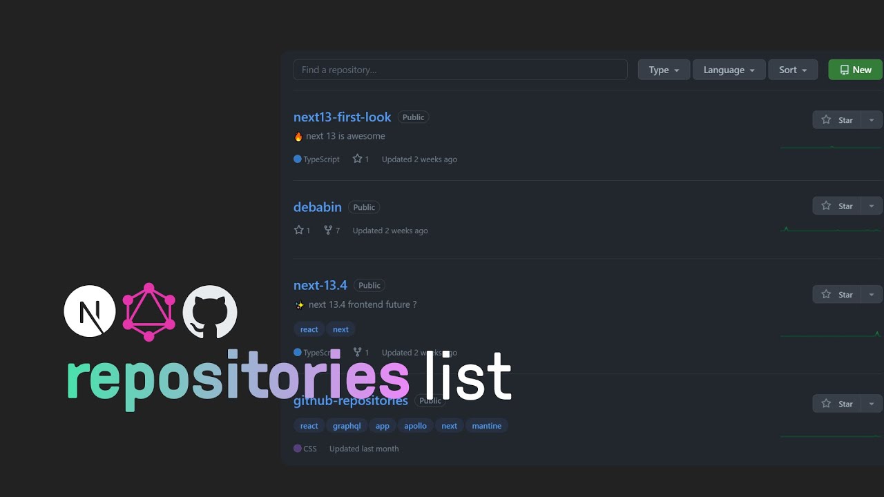 🍿 СТРИМ ⭐️ GITHUB REPOSITORIES - получаем и рисуем репозитории (next 13.4, react, mantine) - YouTube