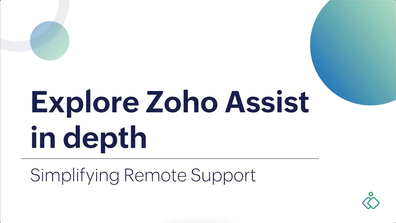 Free Training: Explore Zoho Assist In-depth - Simplifying Remote ...