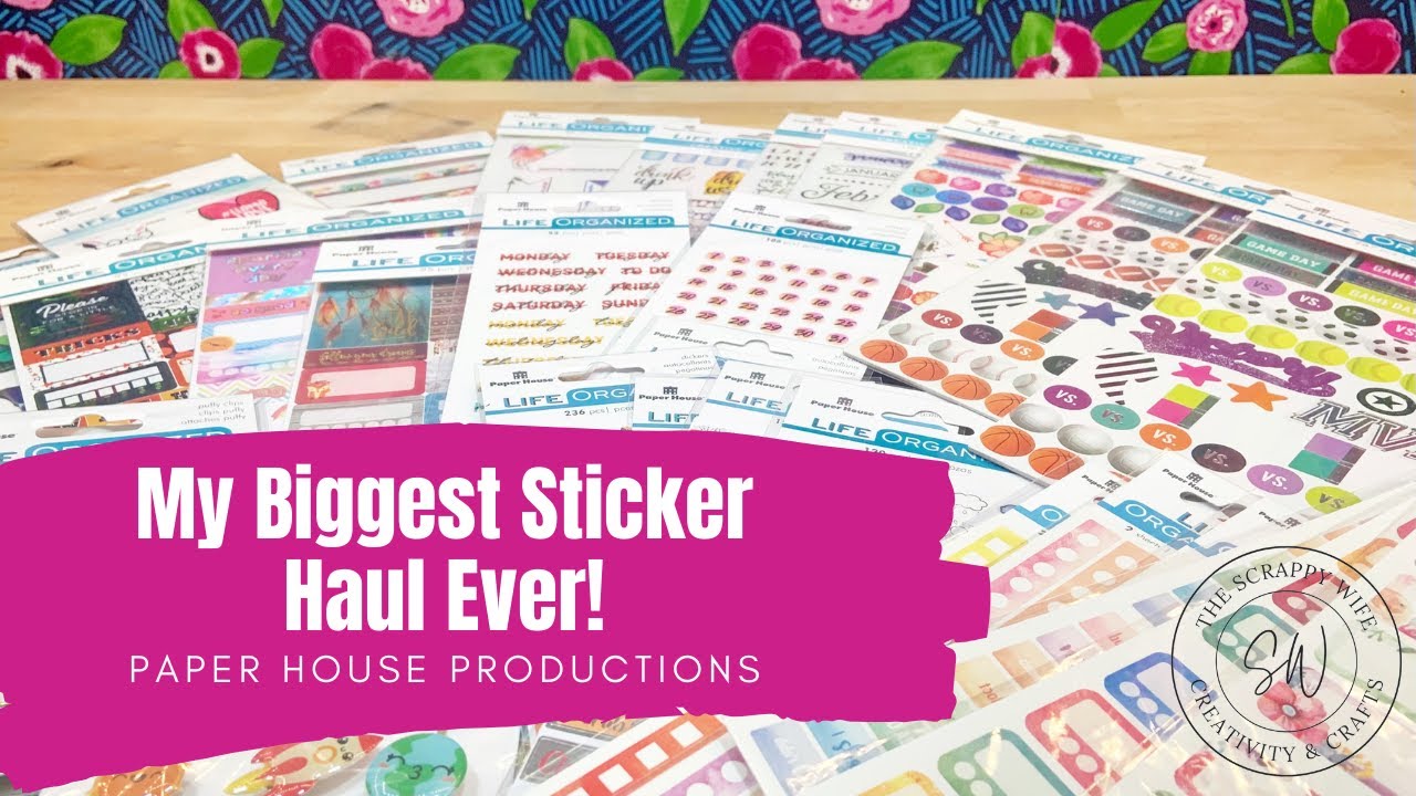 My Biggest Sticker Haul Ever! || Paper House Productions - YouTube