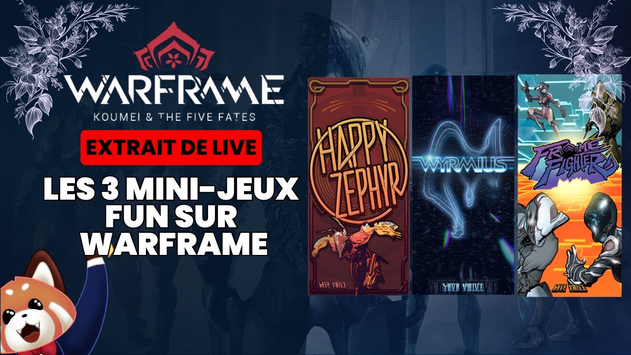Les 3 Mini-Jeux Fun sur Warframe - YouTube
