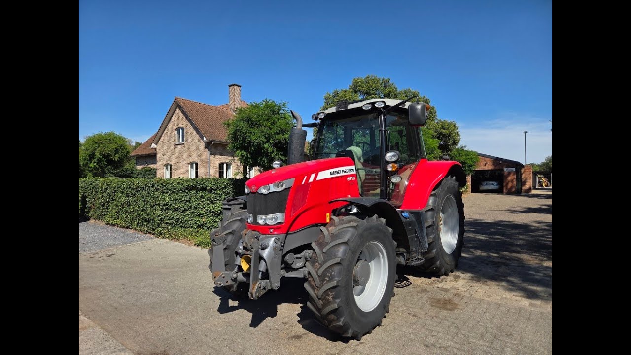 Massey Ferguson 6616 Dyna 6 - YouTube