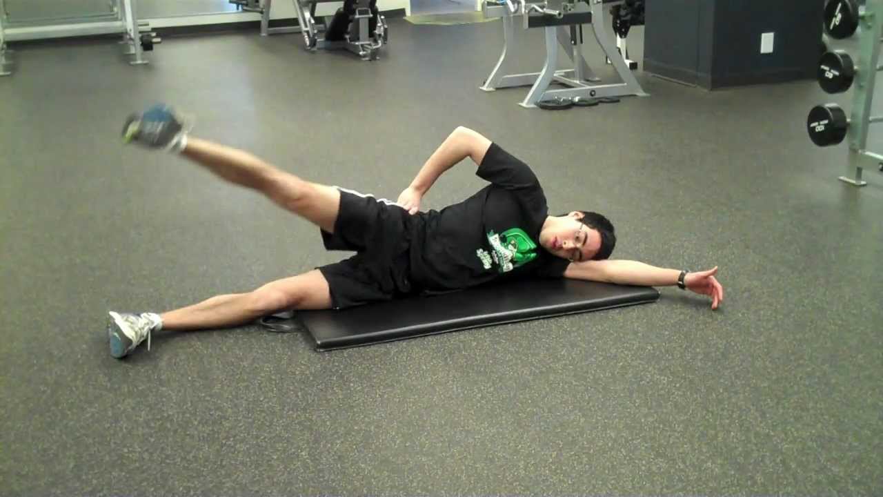Side Lying Leg Raise - YouTube
