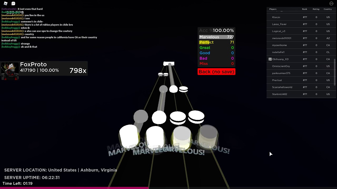 Zekk - Fallen Heavy 49 rating play roblox robeats community server ...