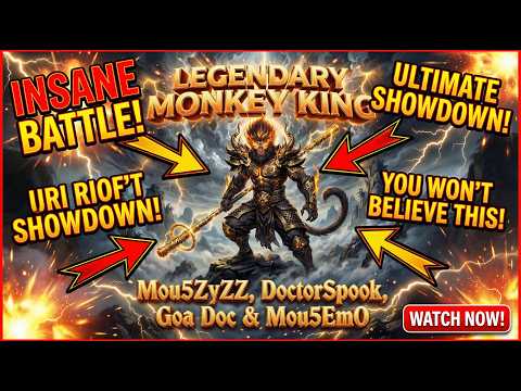 LEGENDARY MONKEY KING: The Ultimate 4K 60FPS Battle! 🐒👑Mou5ZyZZ, DoctorSpook, Goa Doc & Mou5EmO #psy