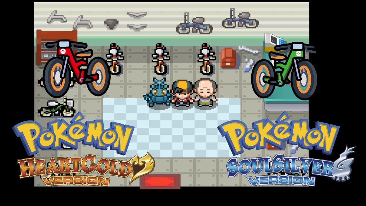 Where to get the Bicycle in Pokemon Heart Gold & Soul Silver - YouTube
