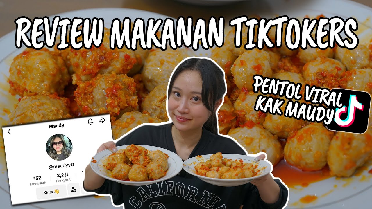 REVIEW PENTOL & BAKSO YANG LAGI VIRAL DI TIKTOK !! PEDES NYA MINTA AMPUNN !!! - YouTube