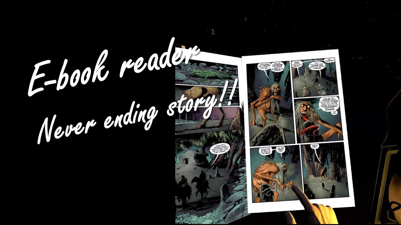 Immersive e-book reading using OMPR Quest - YouTube