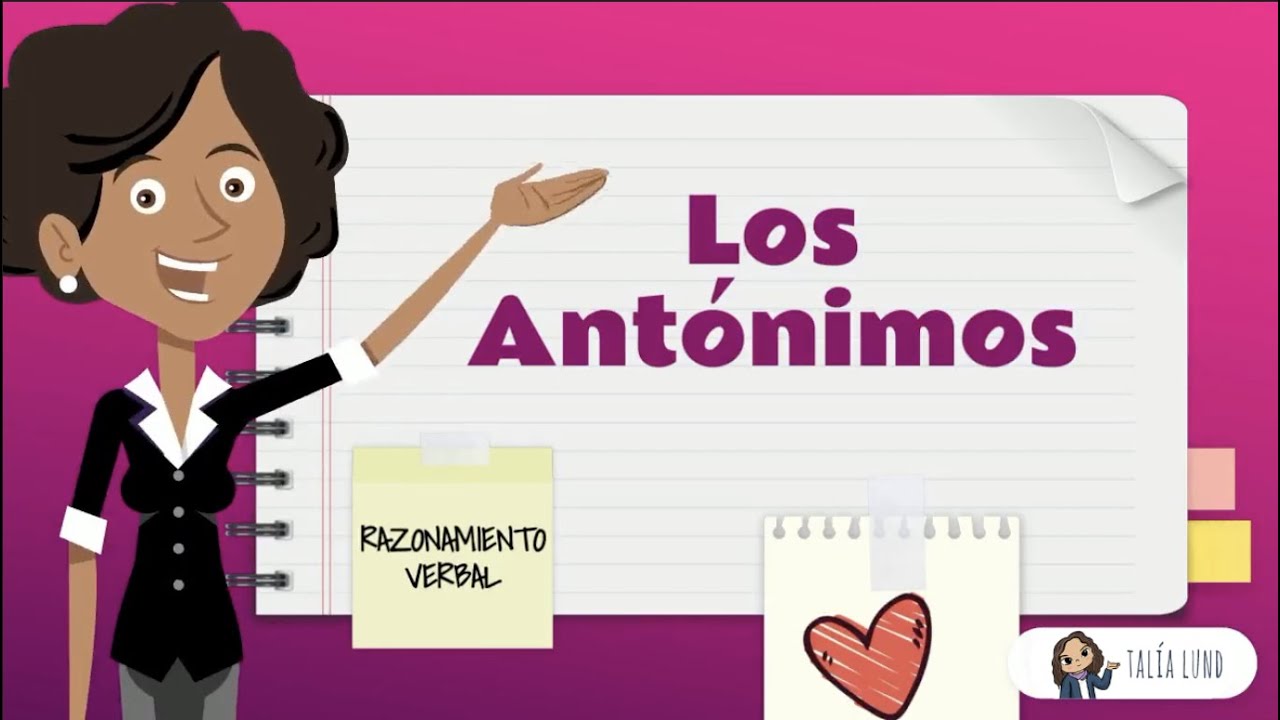 Los antónimos | CASTELLANO | Video educativo - YouTube