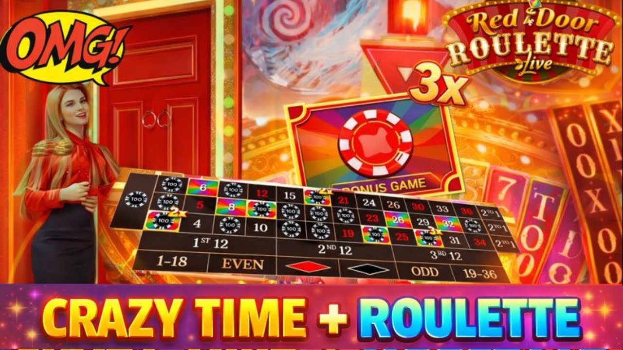CRAZY TIME MEETS ROULETTE | HUGE WIN IN RED DOOR ROULETTE - YouTube