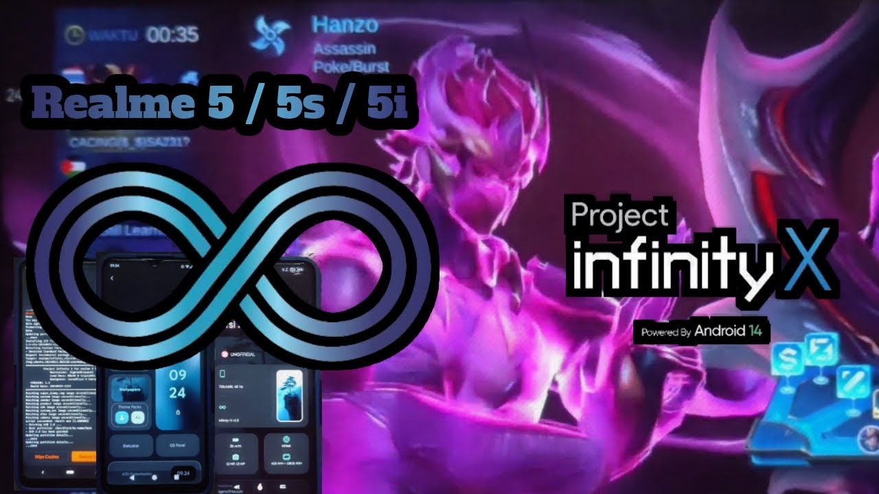 Project Infinity v1.5 di Realme 5 / 5i / 5s || Install dan Review ...