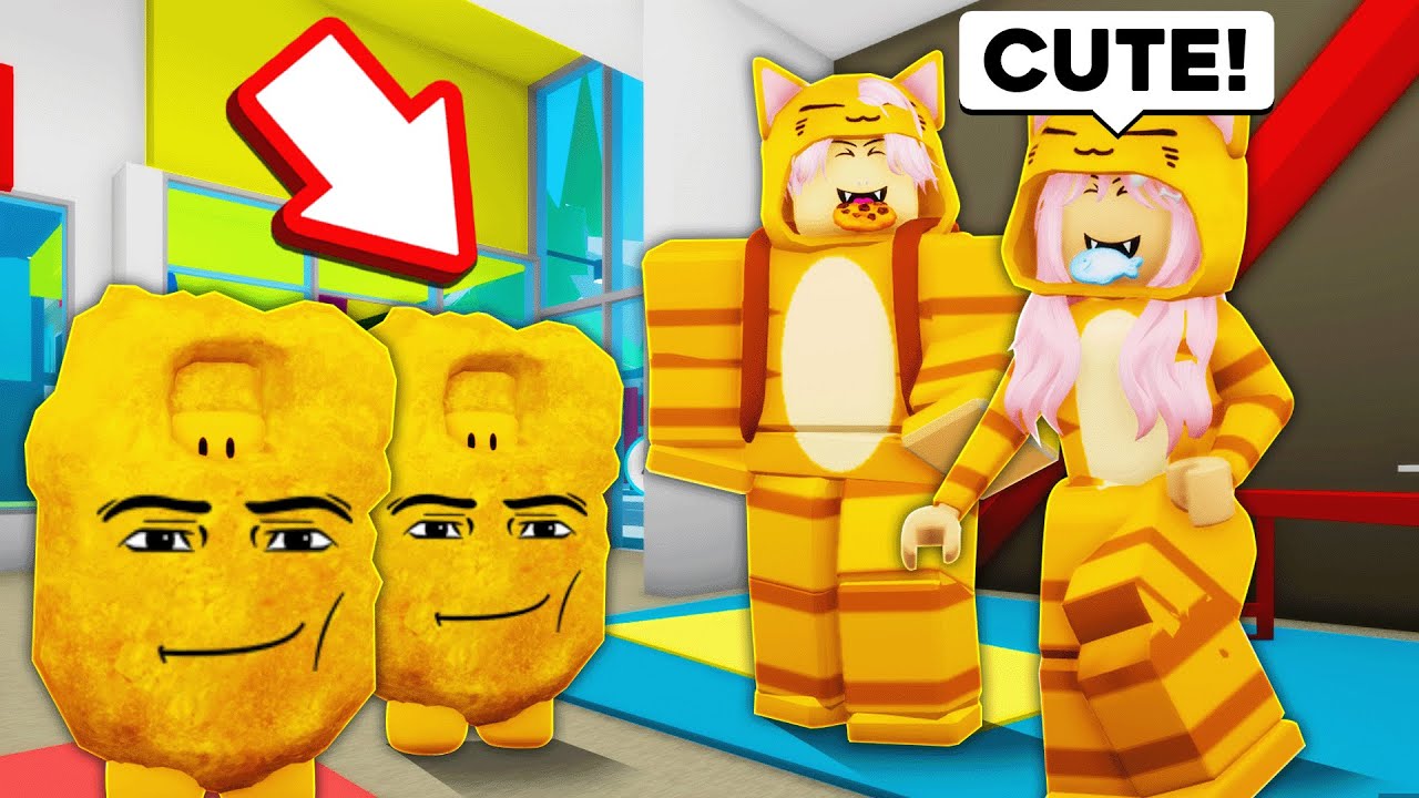 We COPY ODERS as CUTE TWIN NUGGET PLUSHIES..(Brookhaven) - YouTube