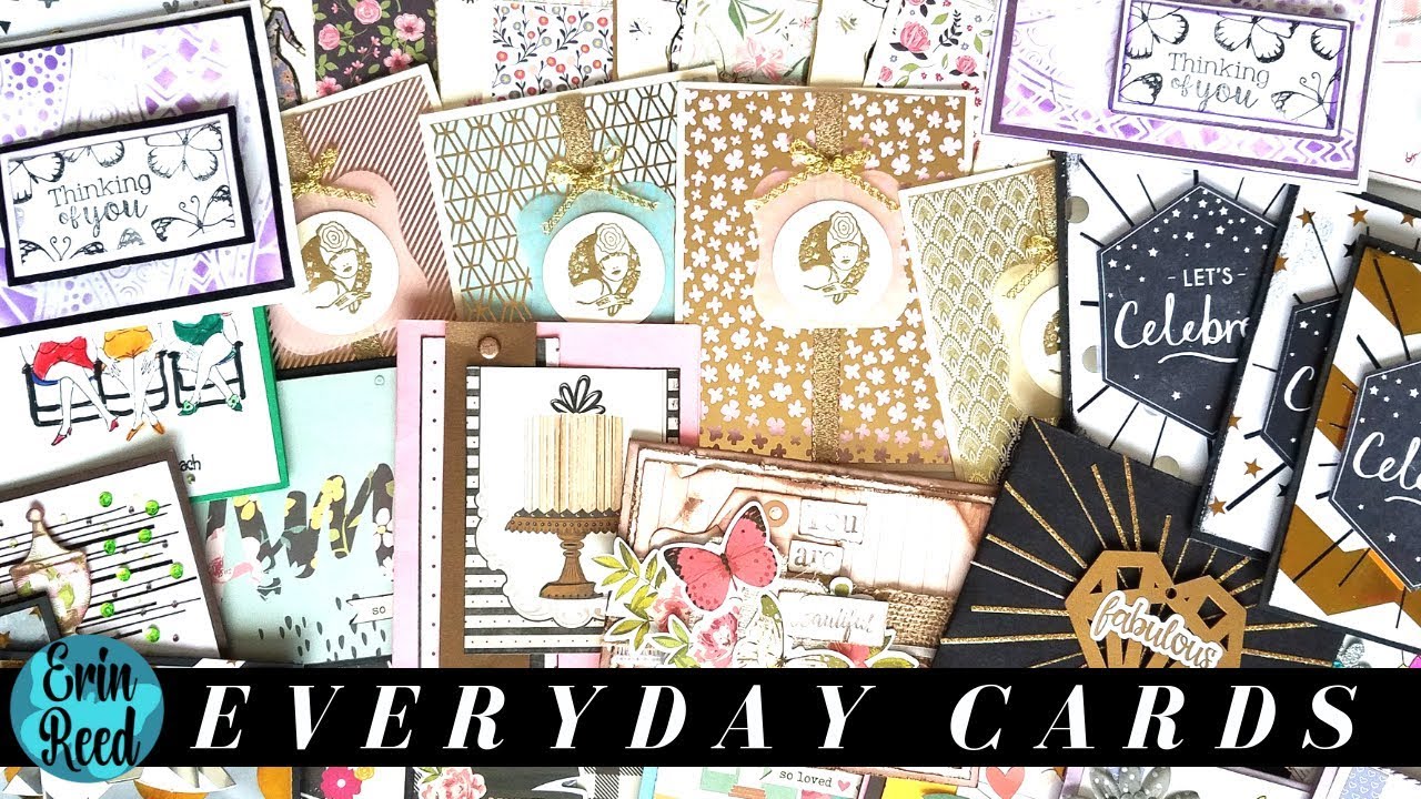 Over 15 Everyday All Occasion Handmade Card Ideas - YouTube