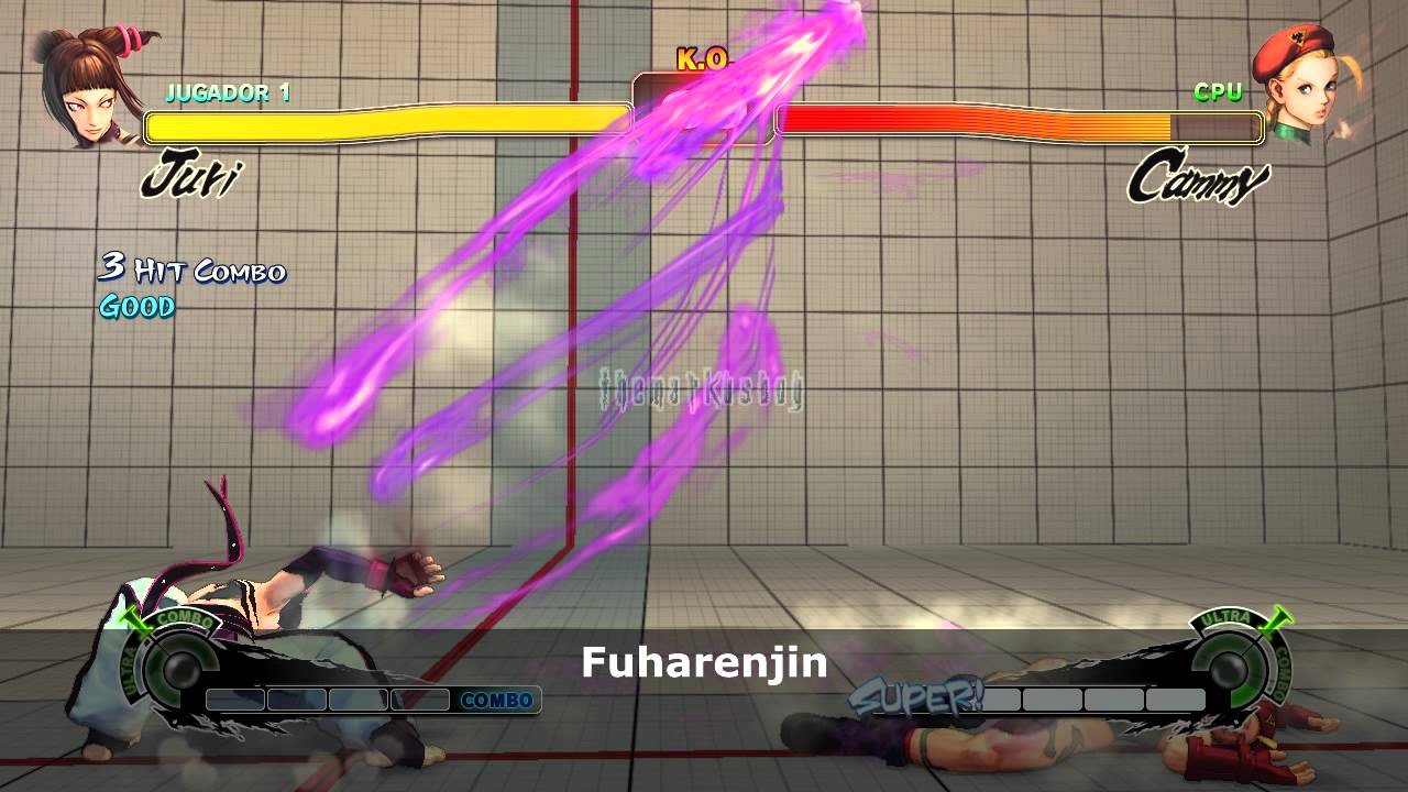 SSF4 - Juri Moveset - YouTube