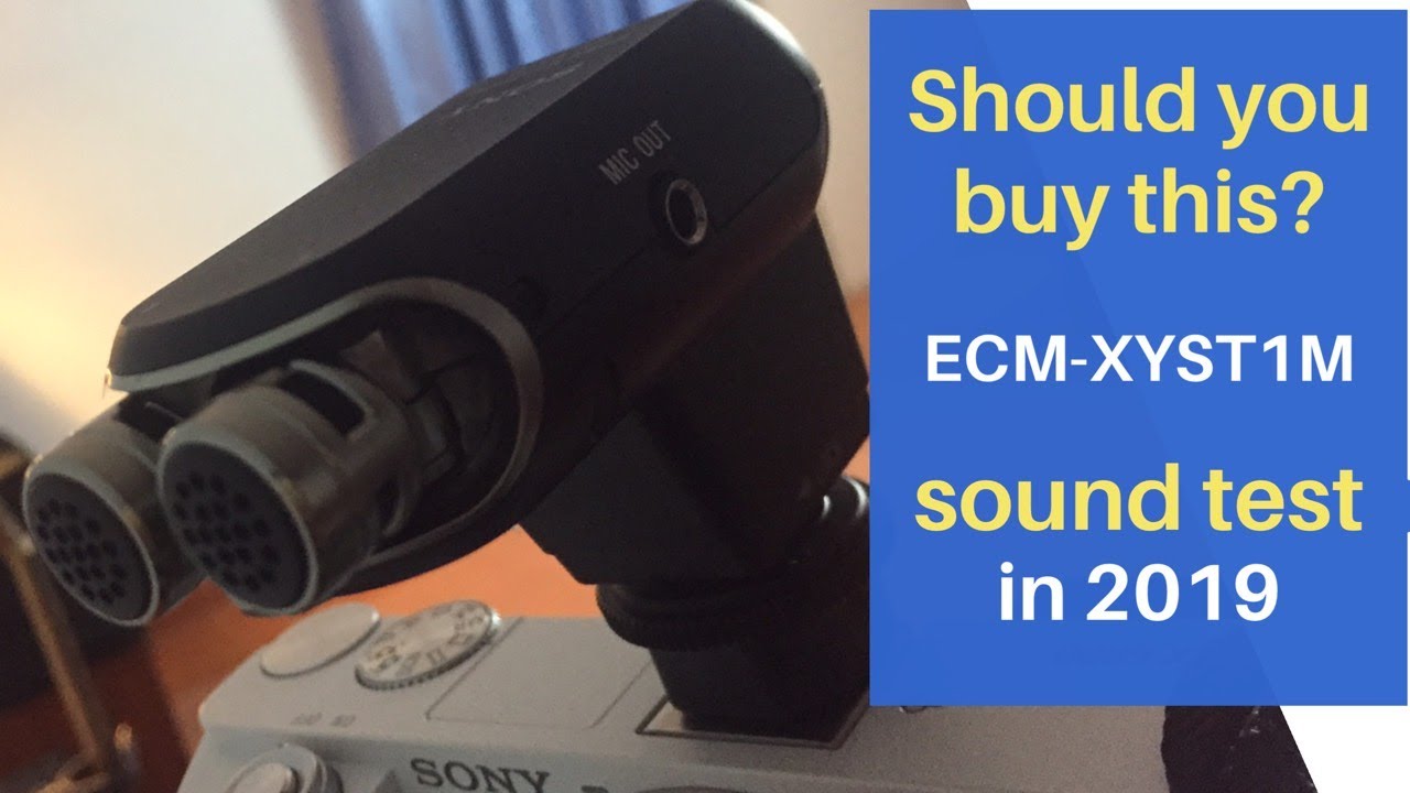 Sony ECM-XYST1M External Microphone Test on Sony a6000 - YouTube