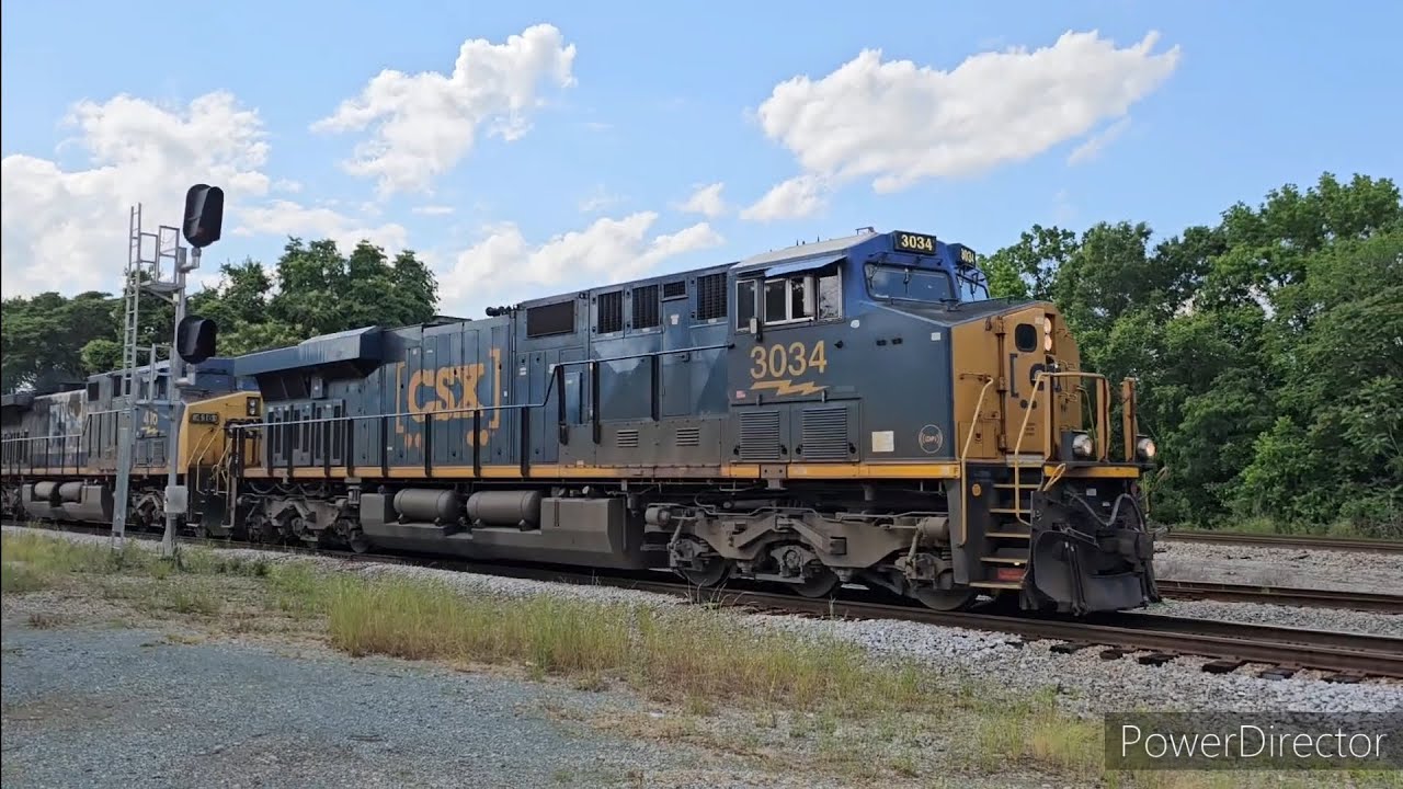 5 hours of CSX & norfork southern in Monroe NC , Danville va and Durham ...
