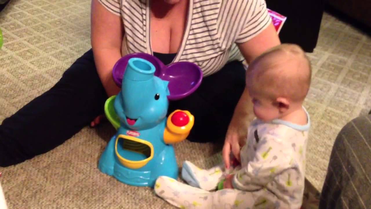 Maximo and his new toy elephant! Part 1 - YouTube