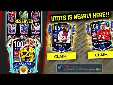 106 UTOTS MBAPPE!! UTOTS IS ALMOST HERE IN FIFA MOBILE 21 | BUNDESLIGA ...