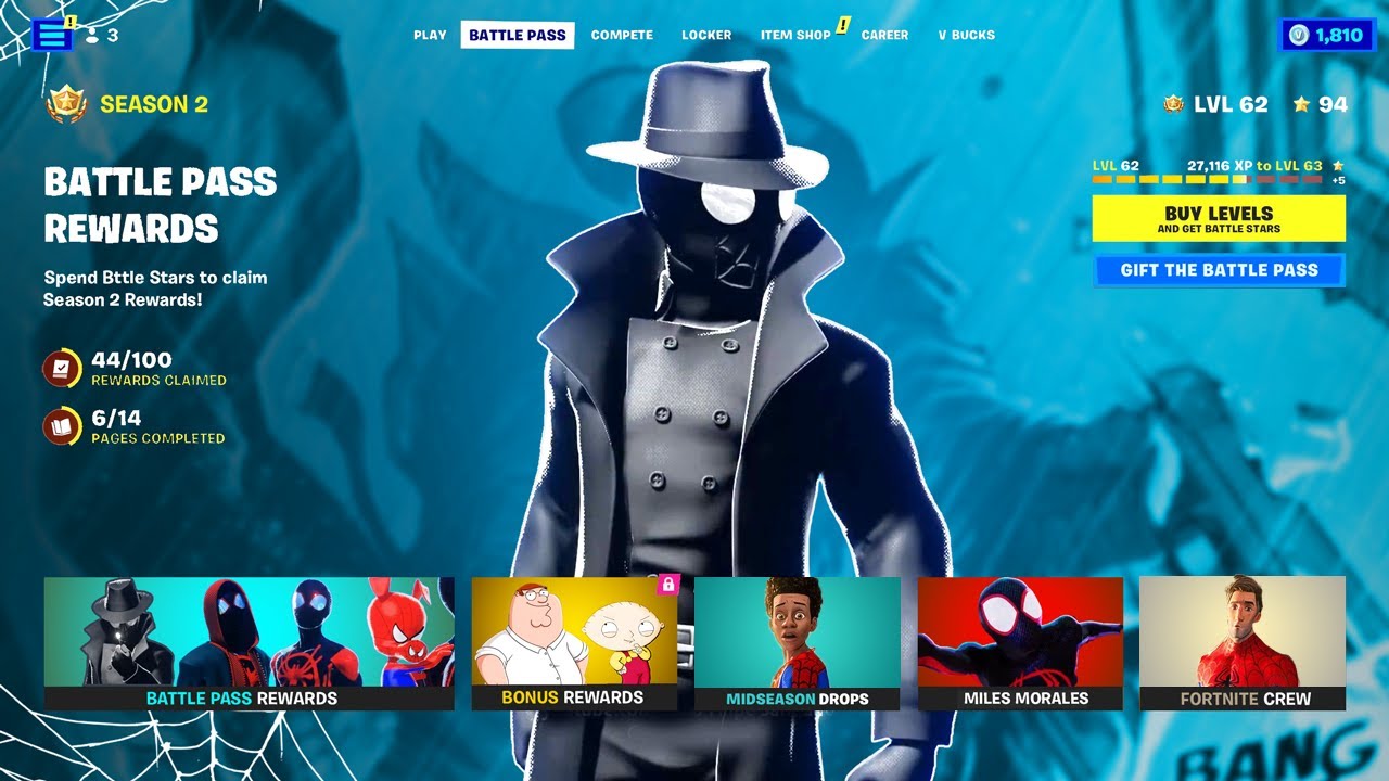 Fortnite Chapter 4 Season 2 (Full Battle Pass Showcase) - YouTube