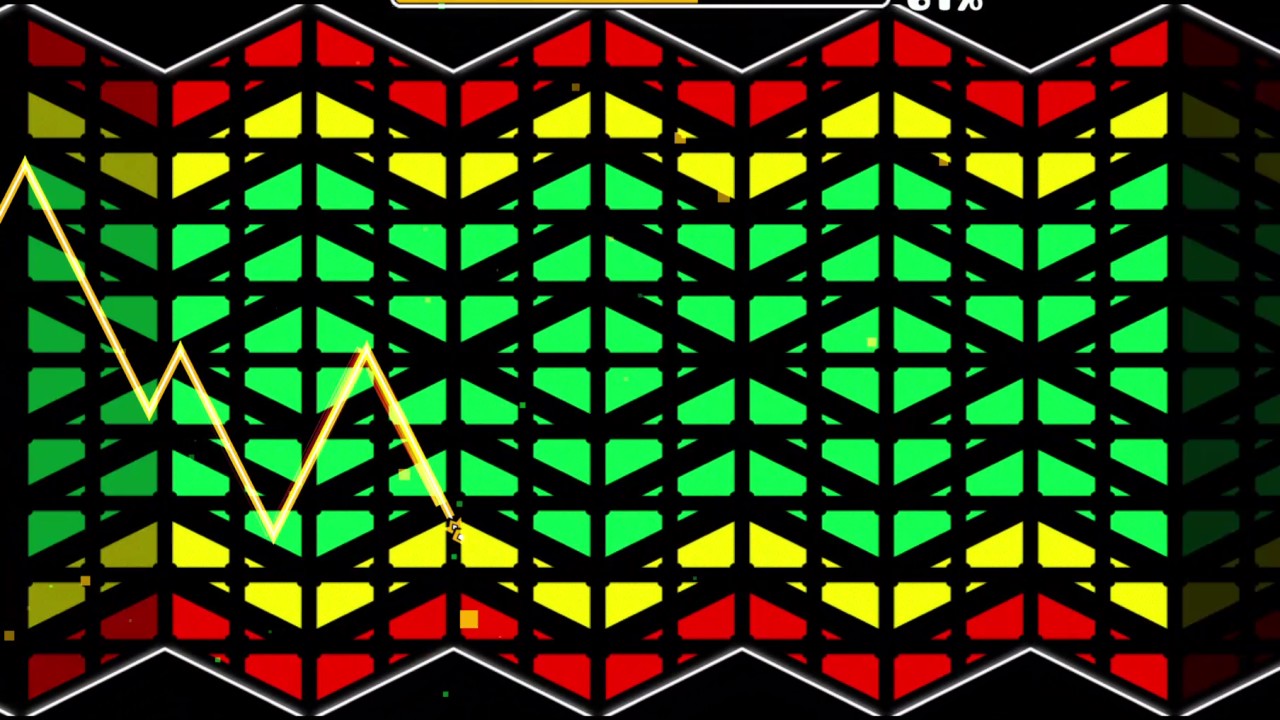 Geometry Dash ~ Wave Challenges (Spam) - YouTube