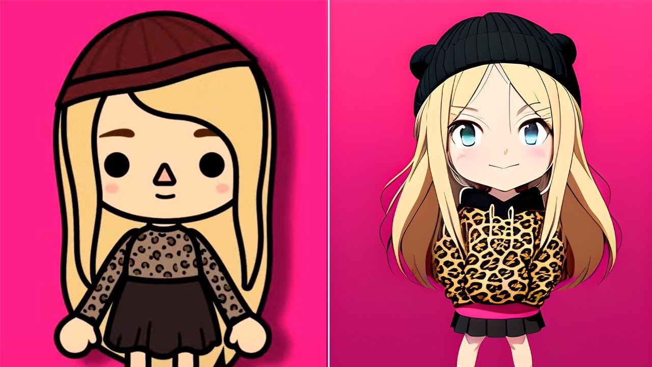 Toca Life World characters in ANIME - Toca Boca - YouTube