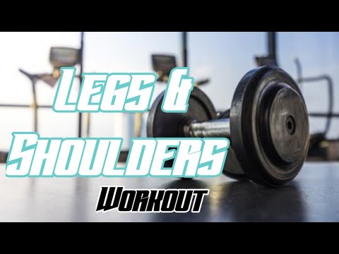 Legs & Shoulders Workout (( Dumbbells)) Let's do the work. - YouTube