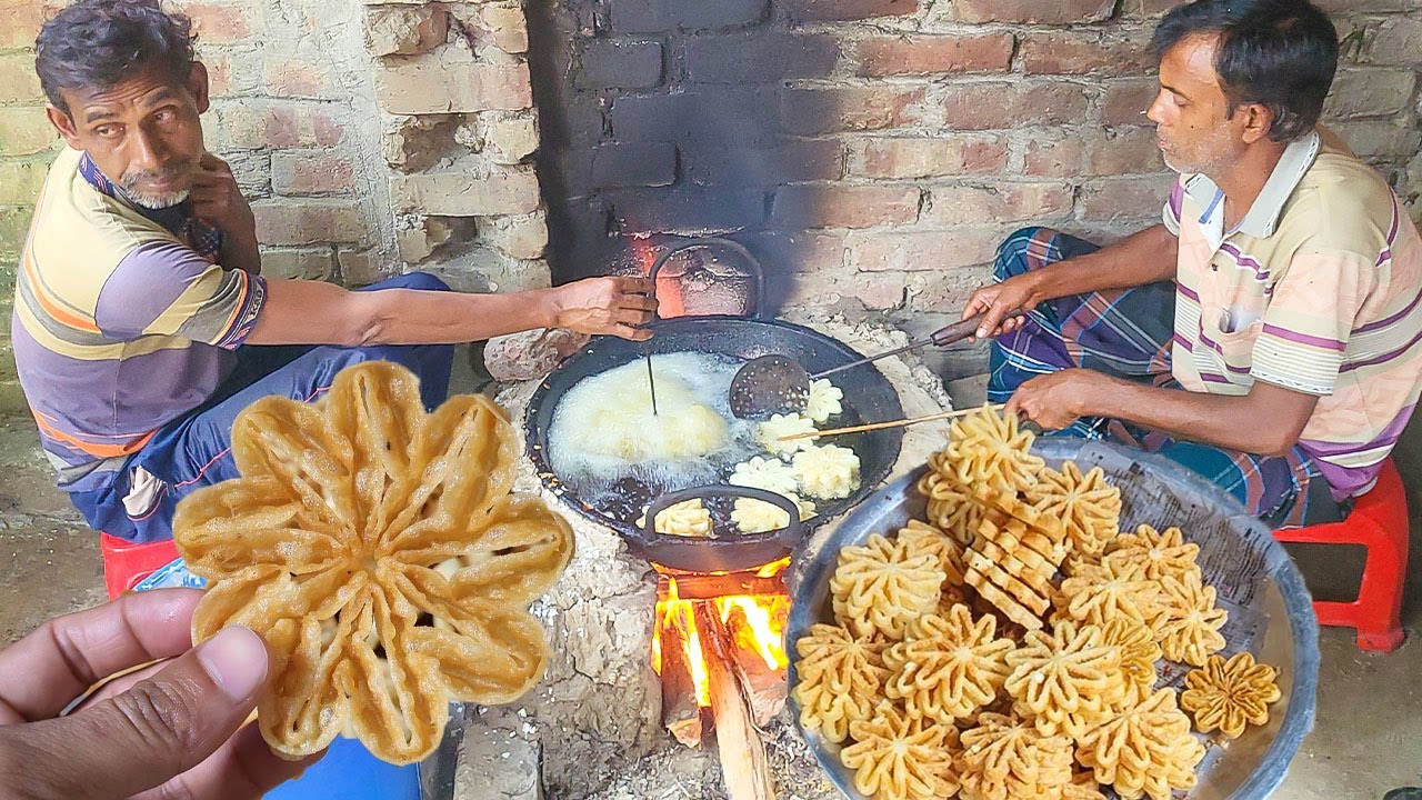 Amazing Jamai Pitha Making Skills Winter Pitha Make in My Village #food ...