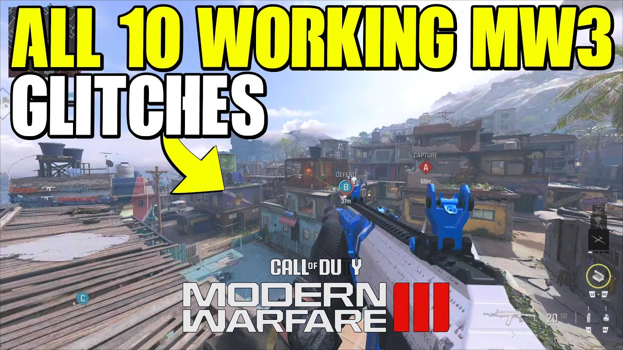 MW3 GLITCH: ALL *10* WORKING GLITCHES MW3 Glitch MW3 BEST GLITCH SPOTS ...