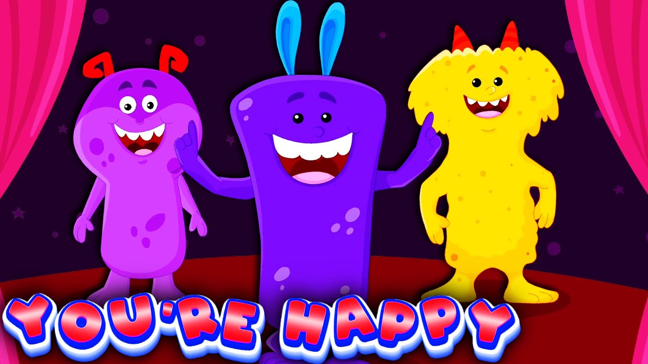 If You're Happy and You Know It // Nursery Rhymes and Kids Songs with ...