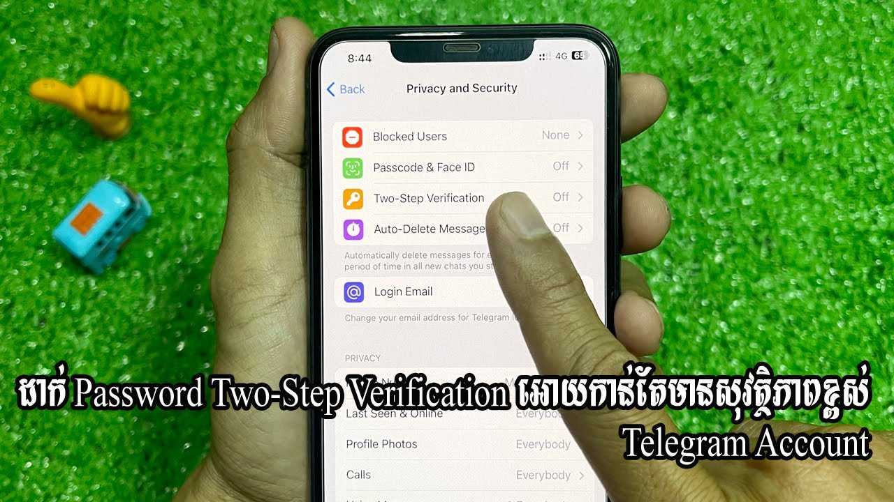 ដាក់ Password ជំហានទីពីរការពាគណនី Telegram កាន់តែបានសុវត្ថិភាពខ្ពស់ ...