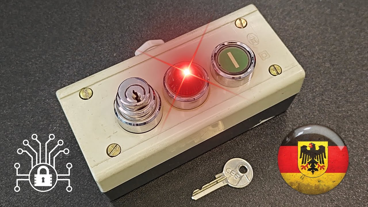 Electrical switch box with CES lock [Made in W.-Germany] - YouTube