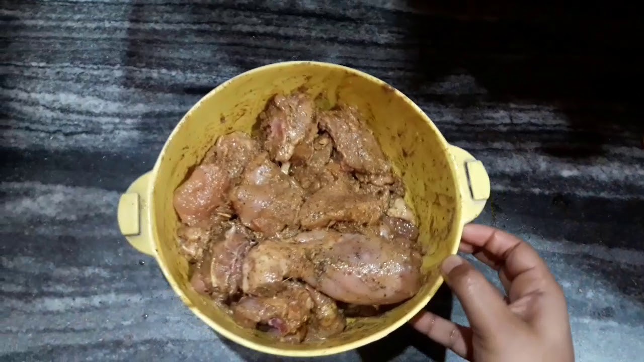 How to make chicken Angara /Murg Angara - YouTube