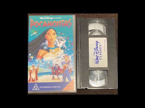 Opening/Closing to Pocahontas 1996 VHS