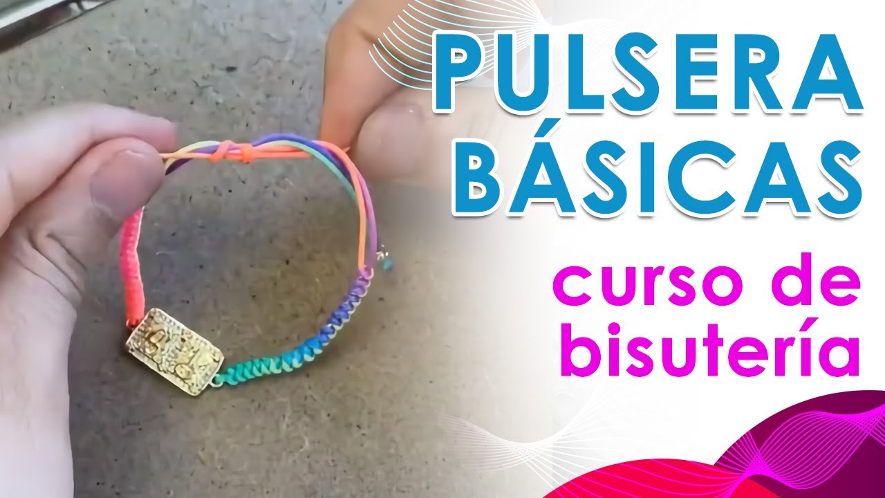 Como hacer una PULSERA ️ BÁSICA, Fácil y rápido - YouTube