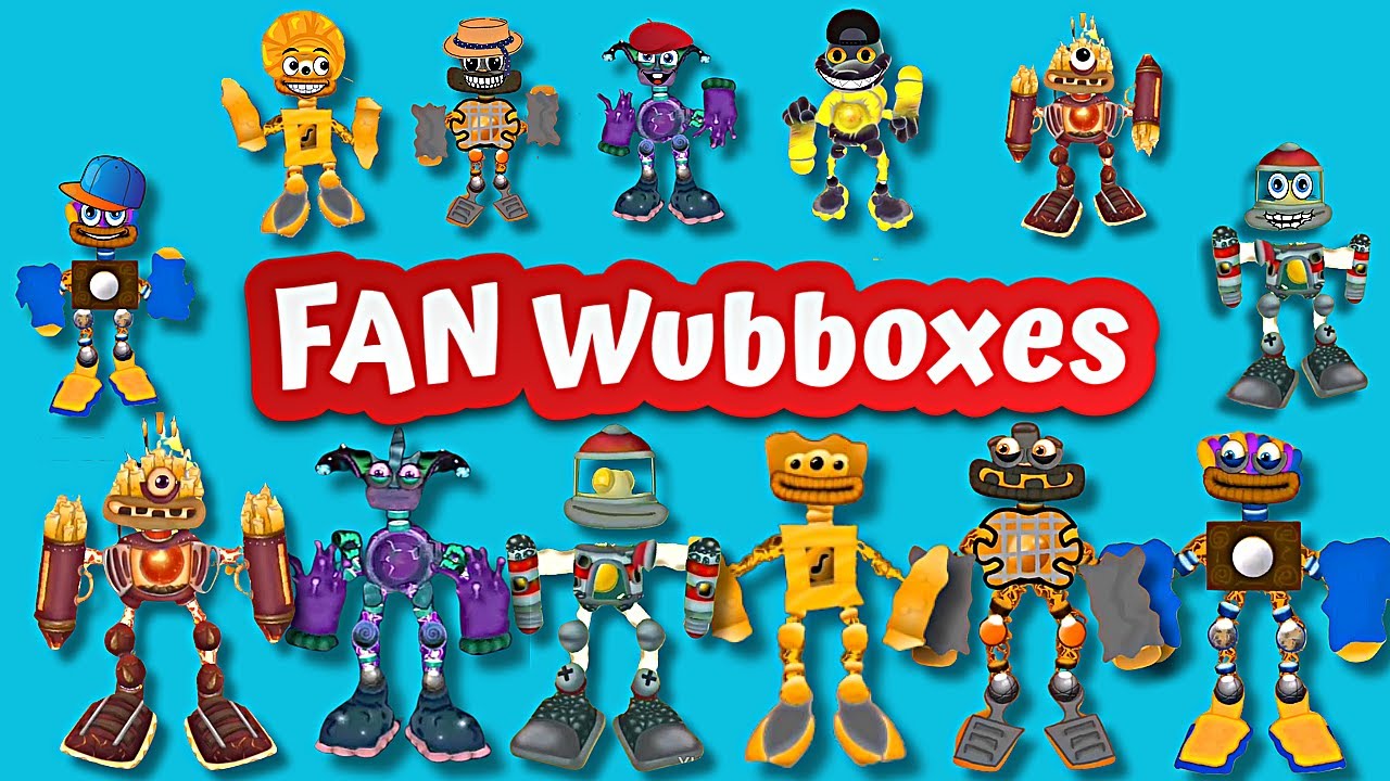 All Wubboxes🤓 Babies -BOXES🎼Sounds And Animations(MY SINGING MONSTERS ...