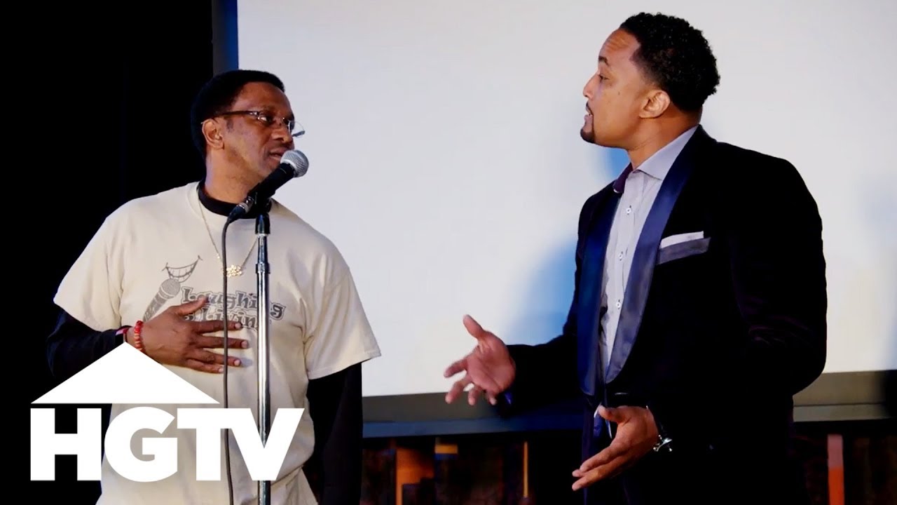DeRon Jenkins Learns the Art of Stand-Up Comedy | HGTV - YouTube