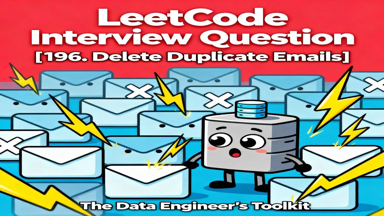 LeetCode 196 | SQL Interview Question: Delete Duplicate Emails (Easy) - YouTube