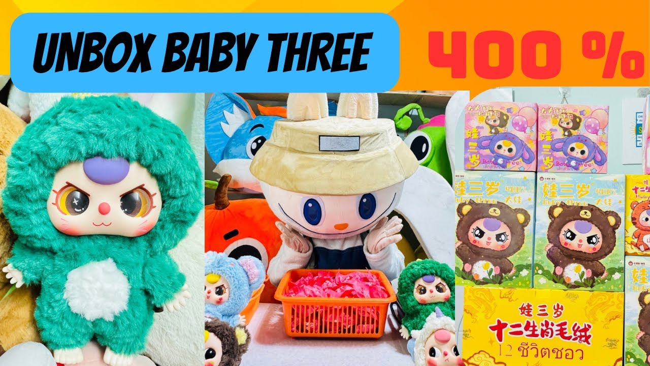 BAM XÙ UNBOX BABY THREE 400% LIỆU CÓ XỨNG ĐÁNG ??? - YouTube
