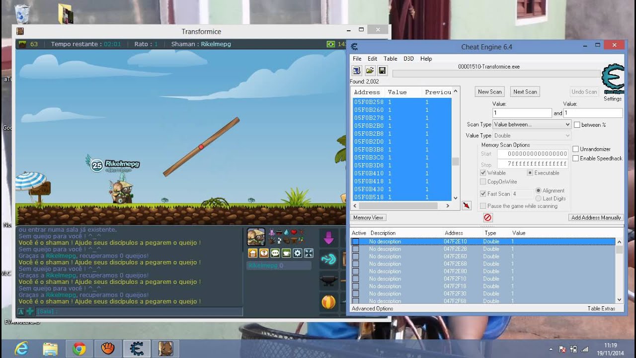 Transformice Jump hack + atravessar parede (cheat engine) - YouTube