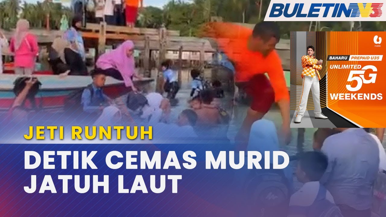 VIDEO TULAR | Guru Selamatkan Murid Akibat Jeti Runtuh - YouTube