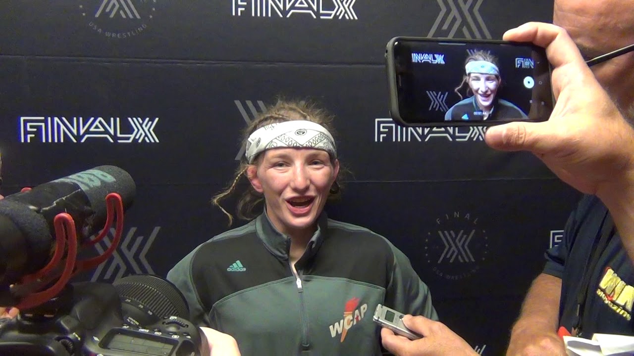 Whitney Conder 2019 Final X champion at 50 kg in women's freestyle ...