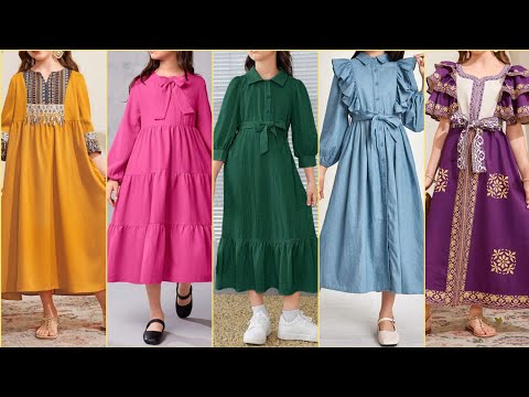 Latest 8 To 12 Years Girls Dress Designs || Winter Frock Designs ldeas 2025