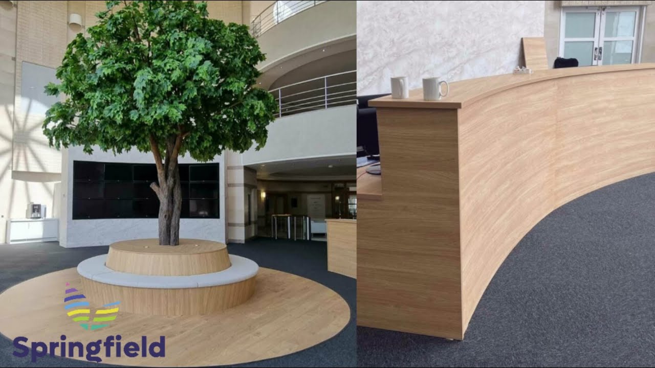 Springfield Furniture Case Study - Bespoke Seating and Reception Desk ...