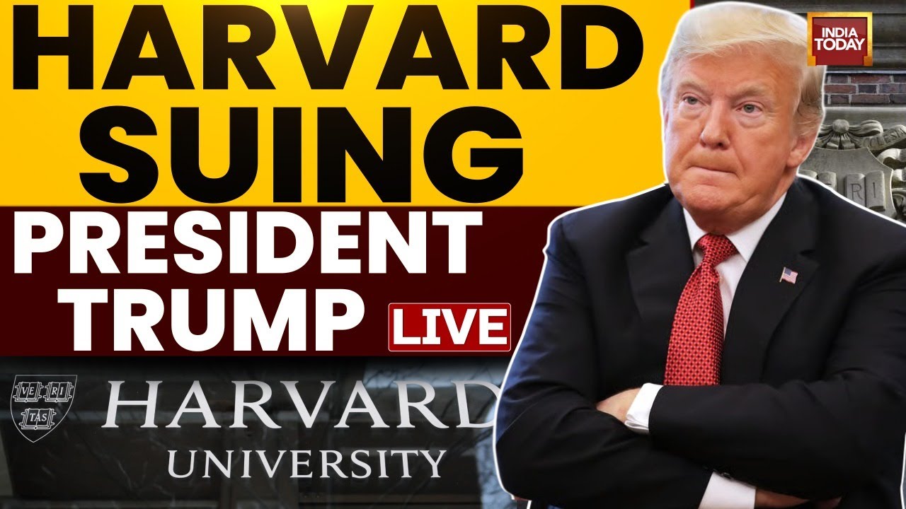 LIVE Trump Vs Harvard University | Trump Govt Revokes Harvard's Ability To Enroll Int Students ...