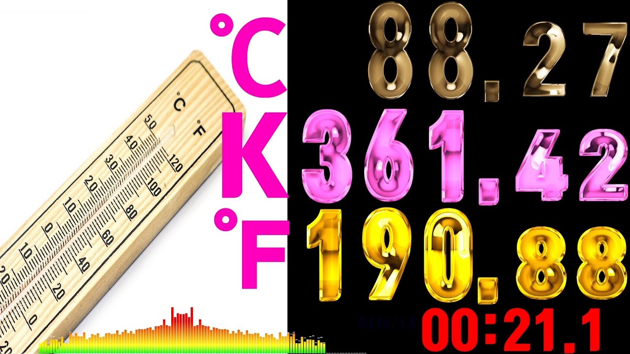 Temperature Conversion ( Celsius ,Fahrenheit ,kelvin) 212seconds timer ...