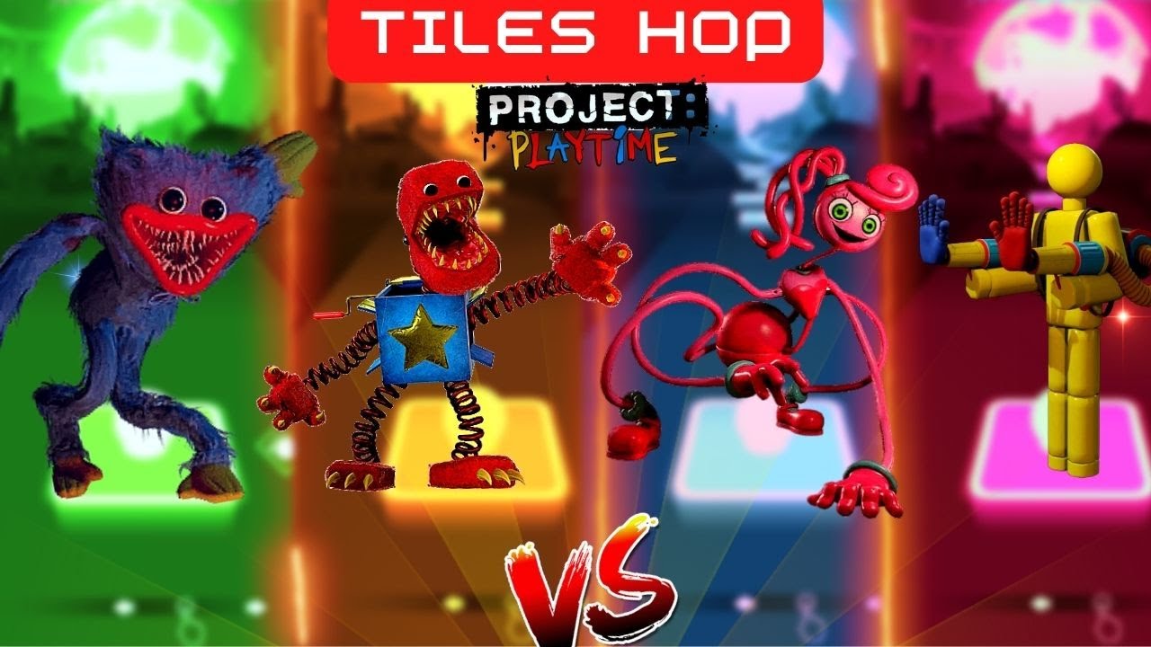 tiles hop Poppy play time - YouTube