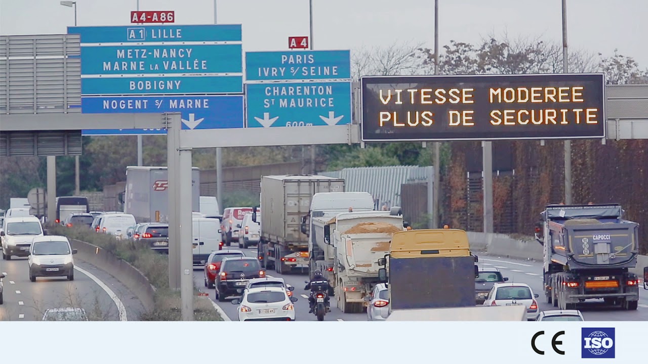 SMART VISION, le Panneau à Messages Variables (PMV) « full matrix ...